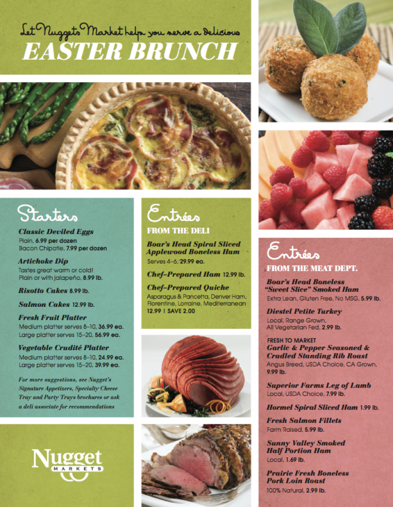 Easter Brunch - Nugget Markets Daily Dish