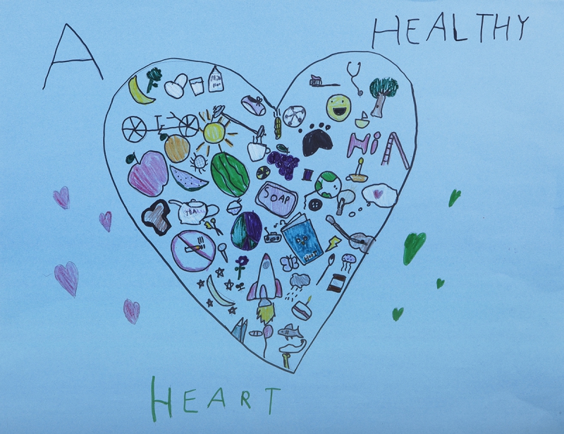 Theme: What does a healthy heart look like to you? Winner: Julia ...