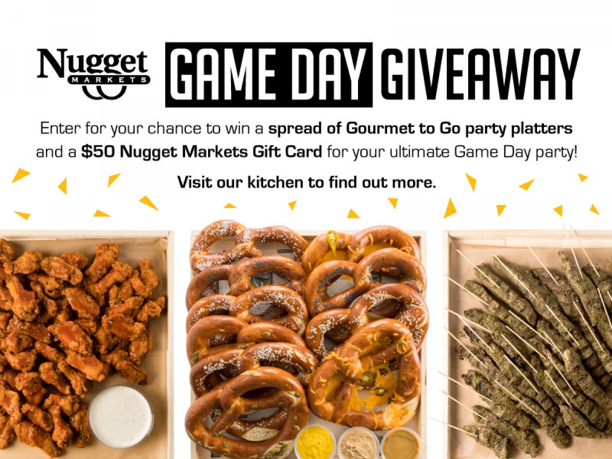 three platters of food - Nugget Markets Image